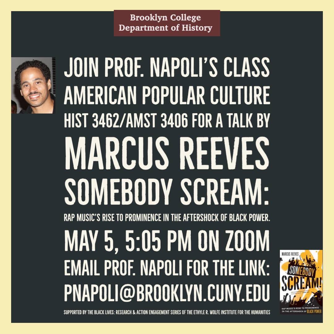 Hip-Hop Americana: NYU Prof Marcus Reeves Gives Lecture on Rap – The ...