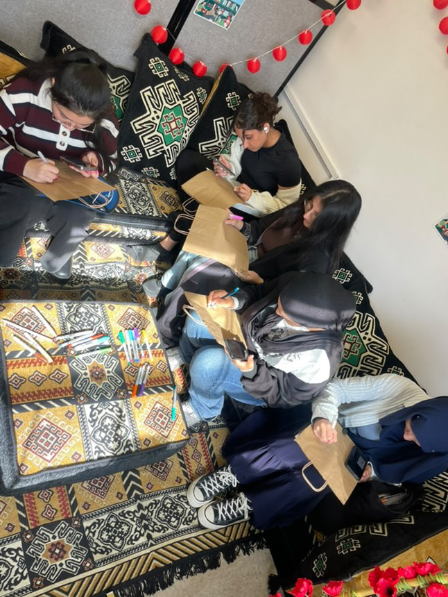 BCAP and Central Asians Club Host Grocery Bag Decorating for Non-Profit ...