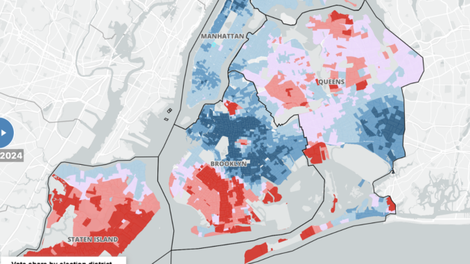 The Shift: New York City Turns Towards Red in 2024 Election – The ...